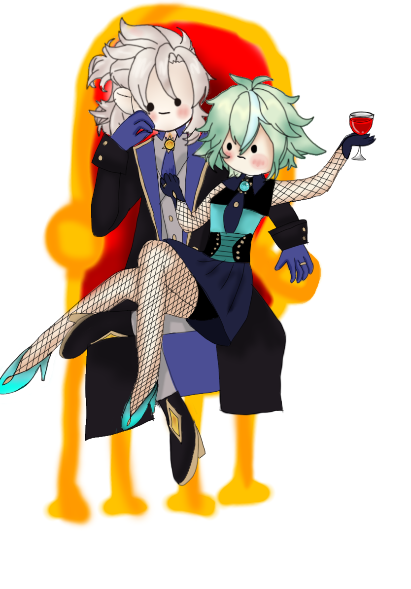 Sucrose and Albedo Genshin Impact | HoYoLAB