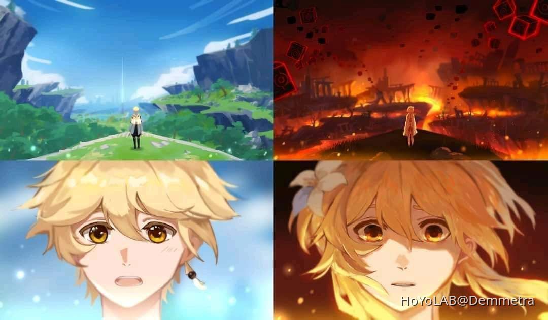 Aether and Lumine. Genshin Impact | HoYoLAB