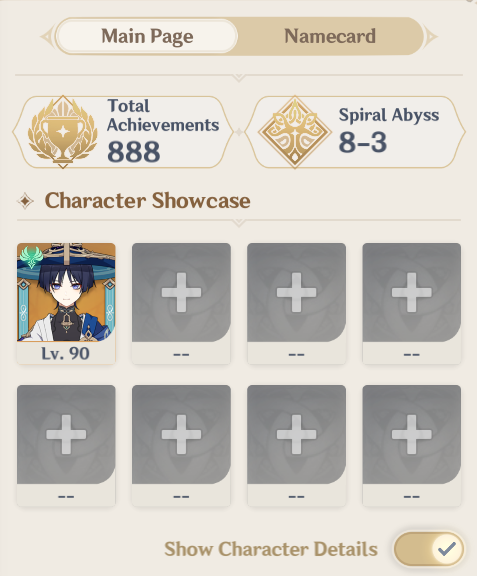 Nice achievement count Genshin Impact | HoYoLAB