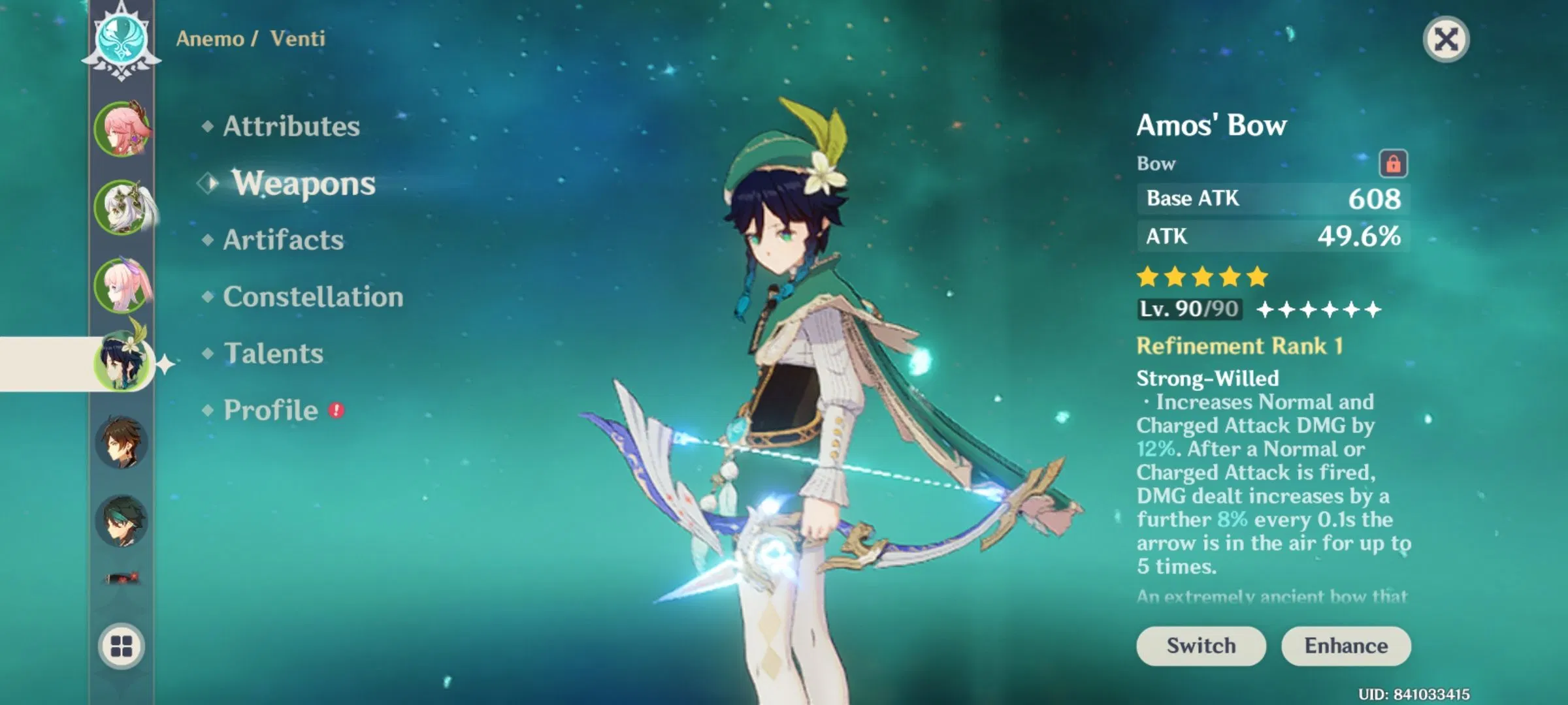 Amos' Bow vs The Stringless / Venti Genshin Impact | HoYoLAB