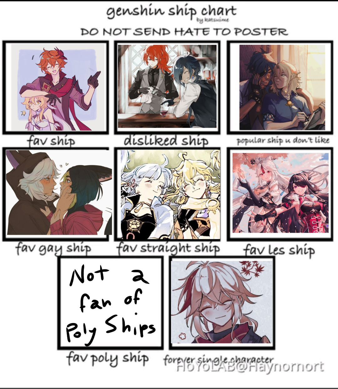 i have so many popular ships i don't like but i could only put 1 ...