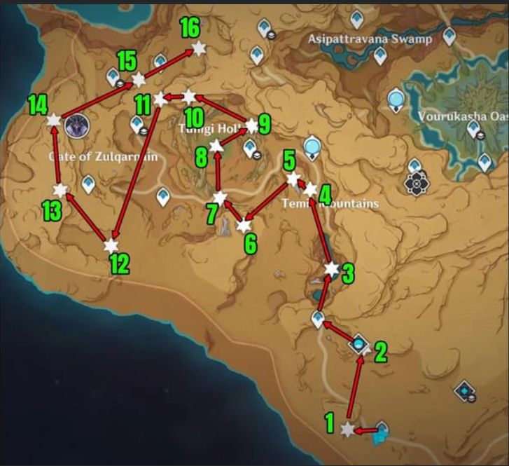 [Thảo thần đồng ] phần map mới 3.6 Genshin Impact | HoYoLAB