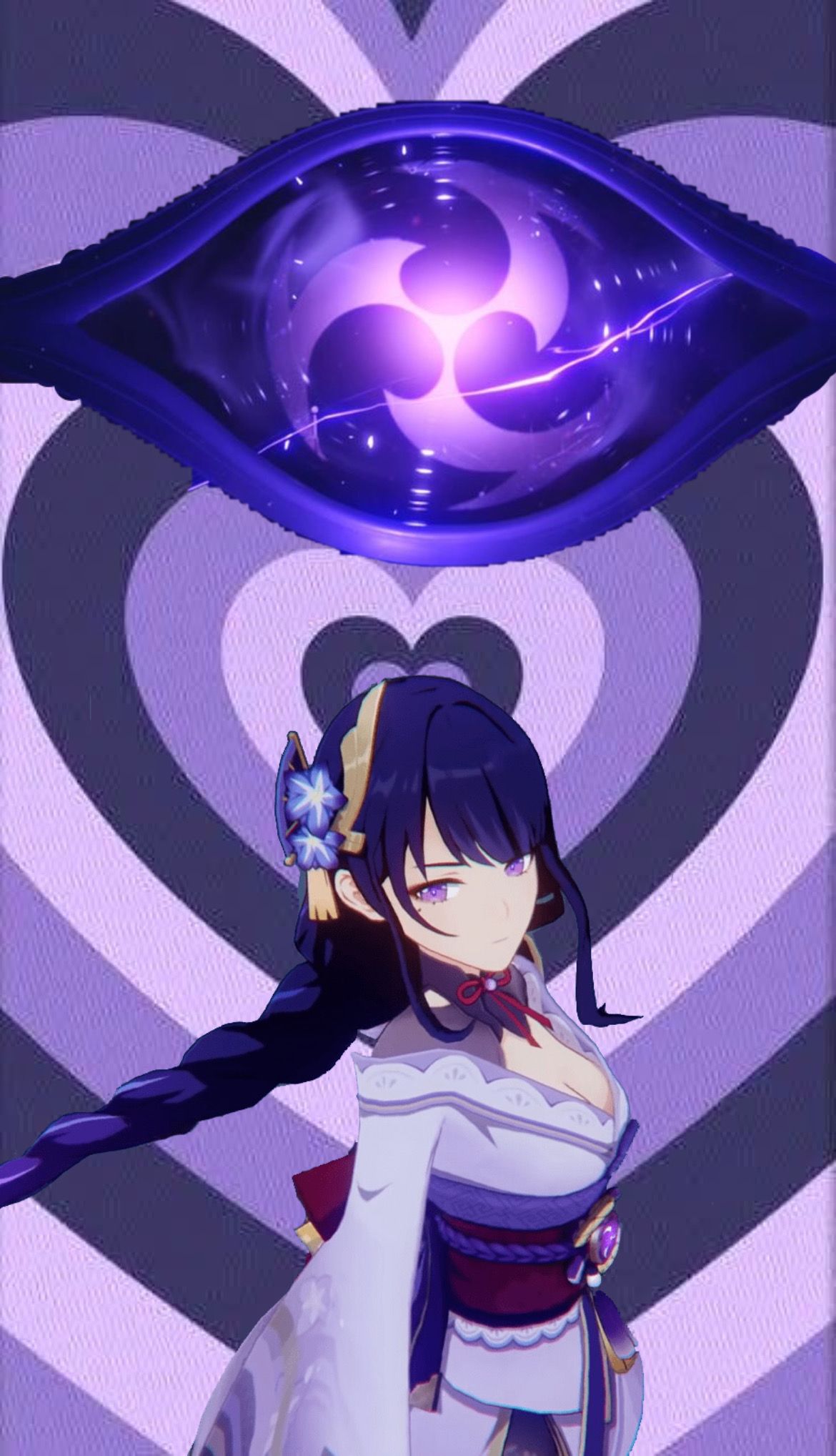 Raiden Heart 💜🖤 Genshin Impact | HoYoLAB