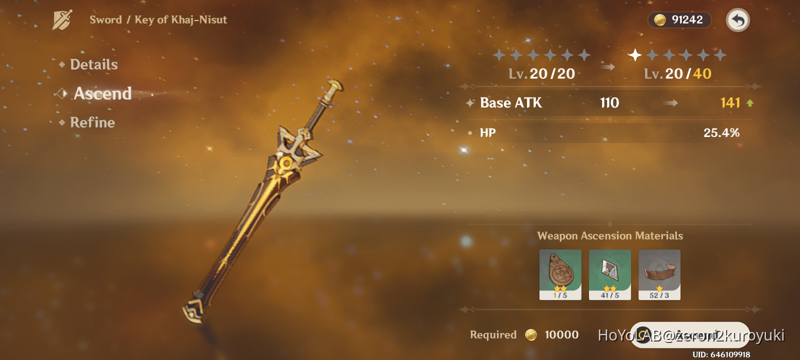 Lol my newest 5star weapon Genshin Impact | HoYoLAB