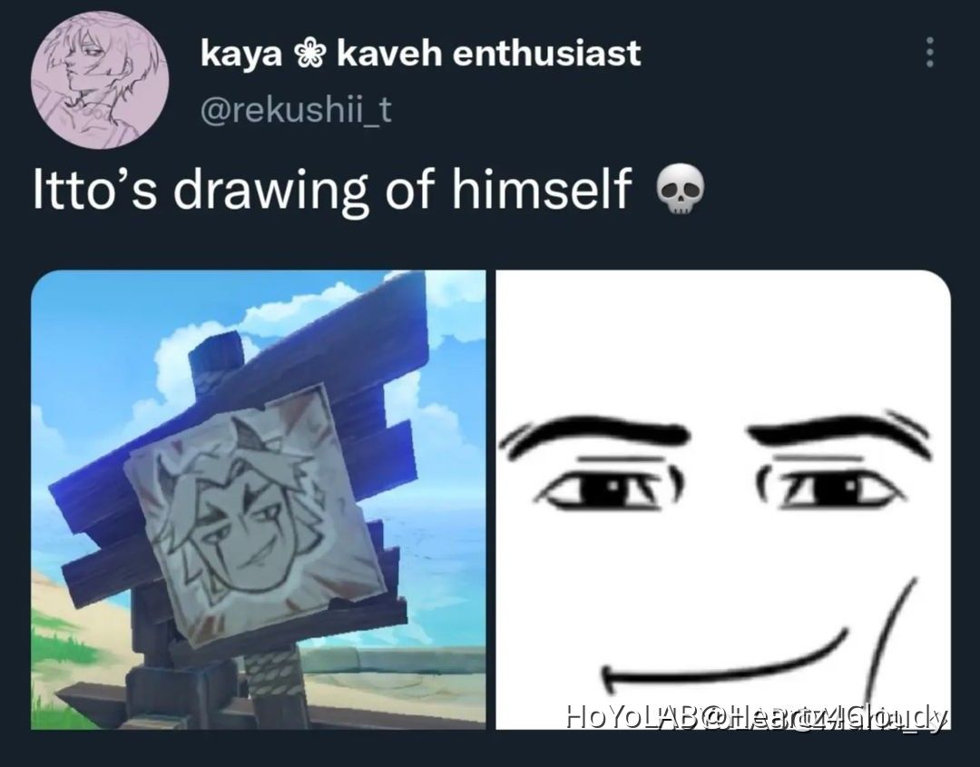 Found some memes in the chasam (there's a lot more) | HoYoLAB