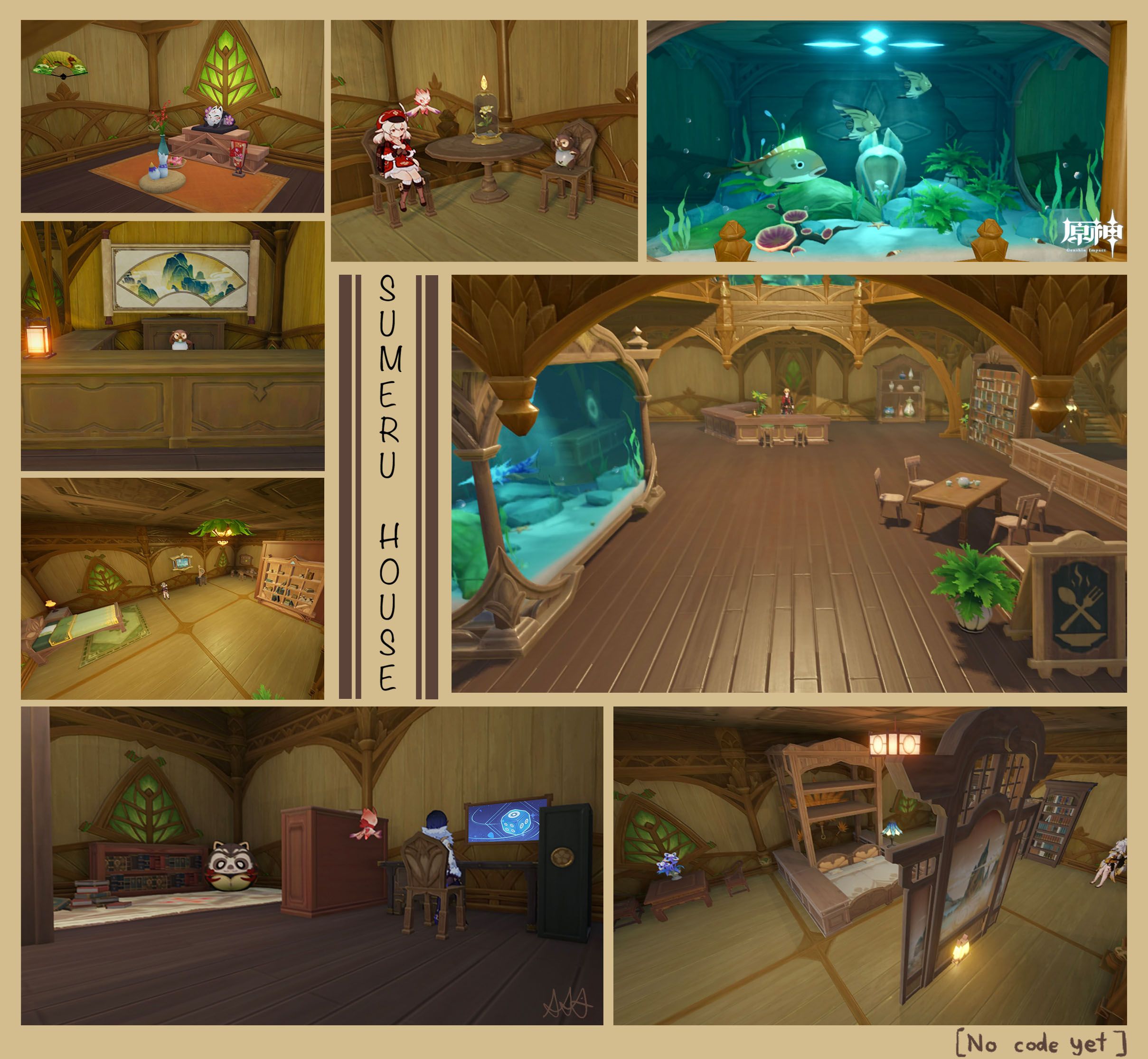 My Sumeru house interior design Genshin Impact | HoYoLAB