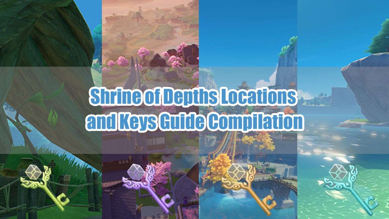 Shrine of Depths Locations and Keys Guide Compilation Genshin Impact ...