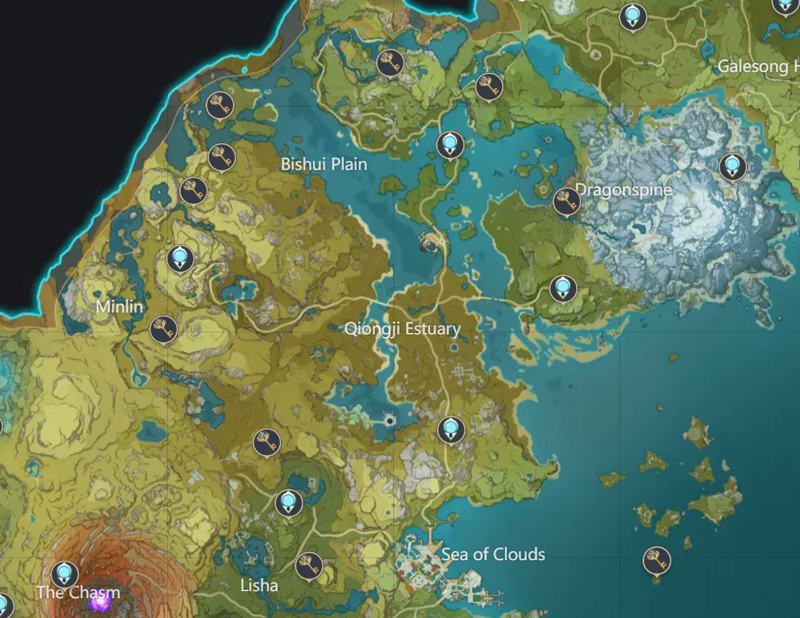 Liyue Shrine of Depths Key Sources and Shrine of Depths Locations ...