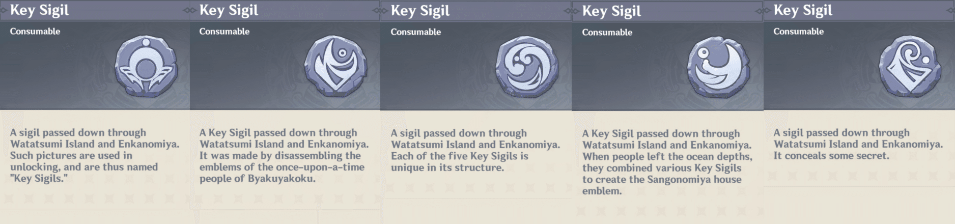 Enkanomiya Key Sigil*59 Complete Collection Guide Genshin Impact | HoYoLAB