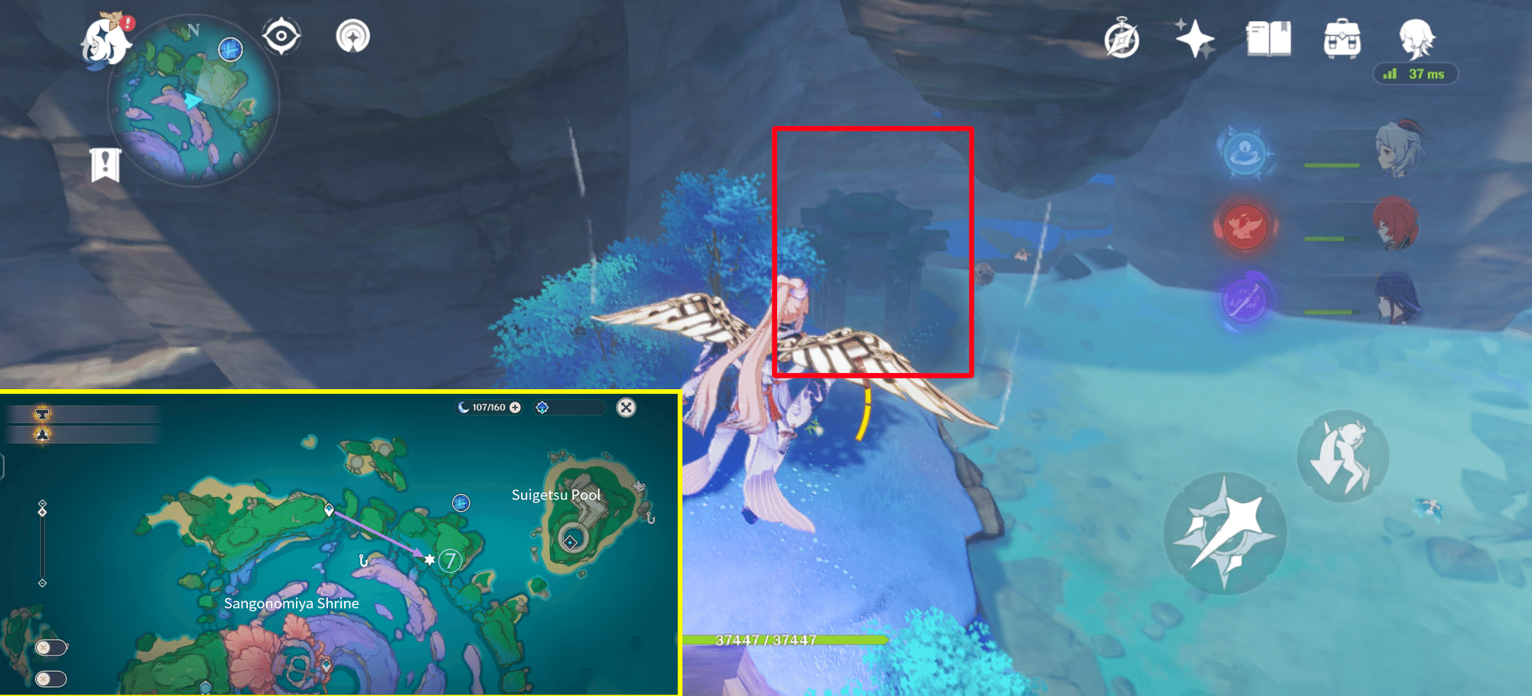 Inazuma Shrine of Depths Key Sources and Shrine of Depths Locations ...