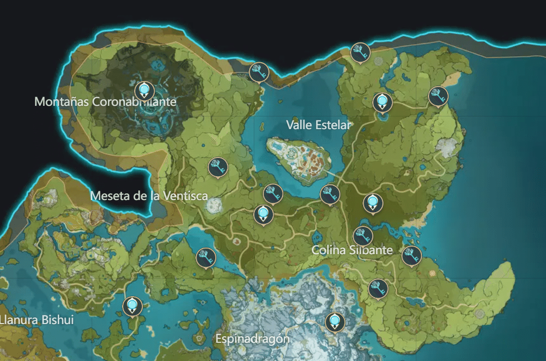 Forma de conseguir las llaves de Santuario de Mondstadt y rutas para ...