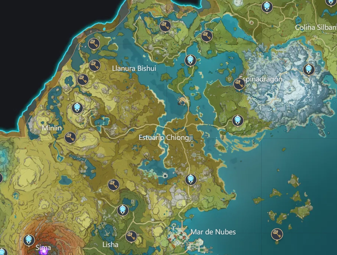 Forma de conseguir las llaves de Santuario de Liyue y rutas para llegar ...