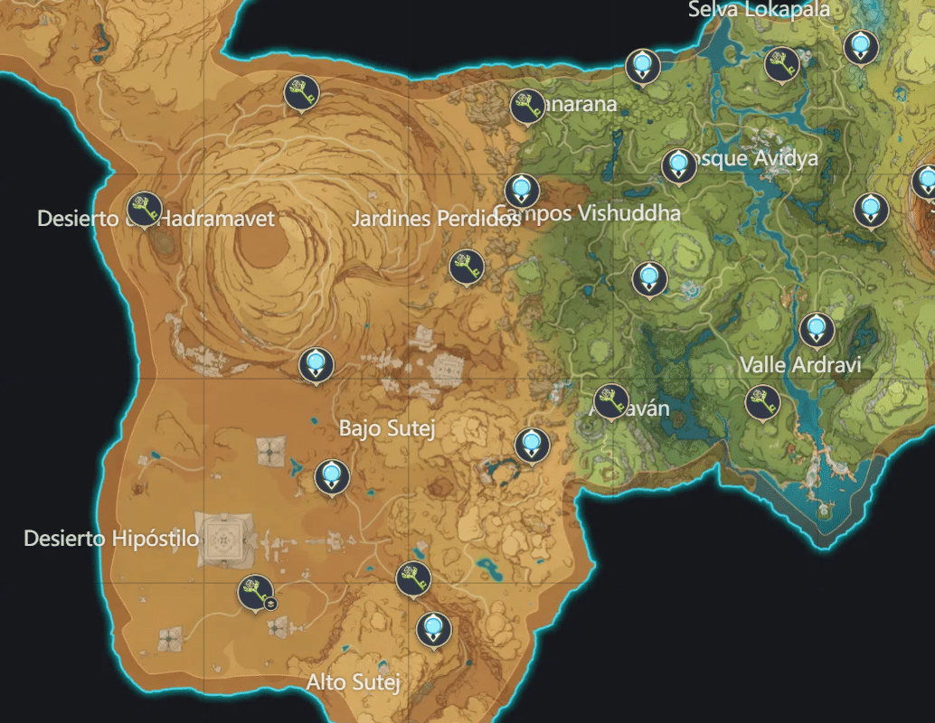 Forma de conseguir las llaves de Santuario de Sumeru y rutas para llegar Genshin Impact | HoYoLAB