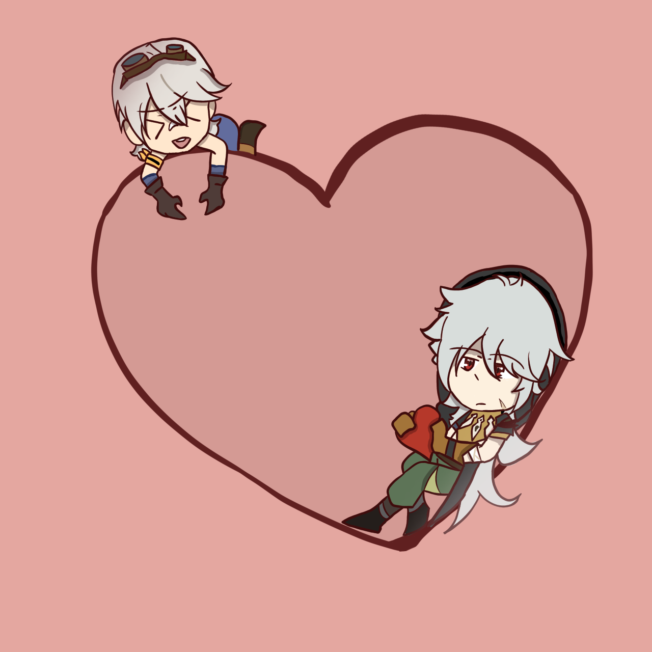 Bennett and Razor drawing!! Genshin Impact | HoYoLAB