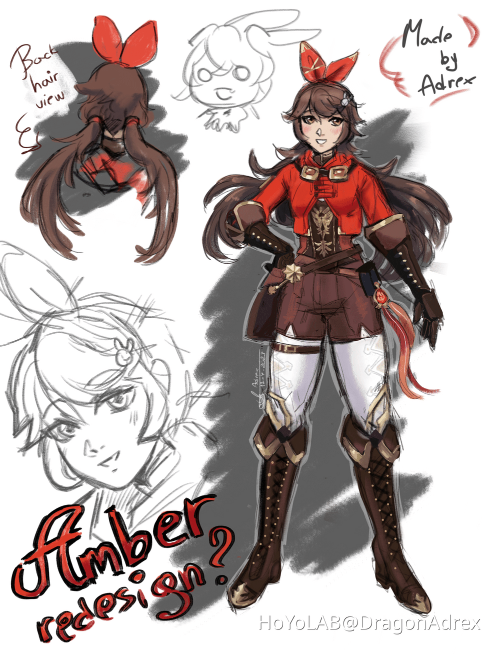 Slight Amber redesign? Genshin Impact | HoYoLAB