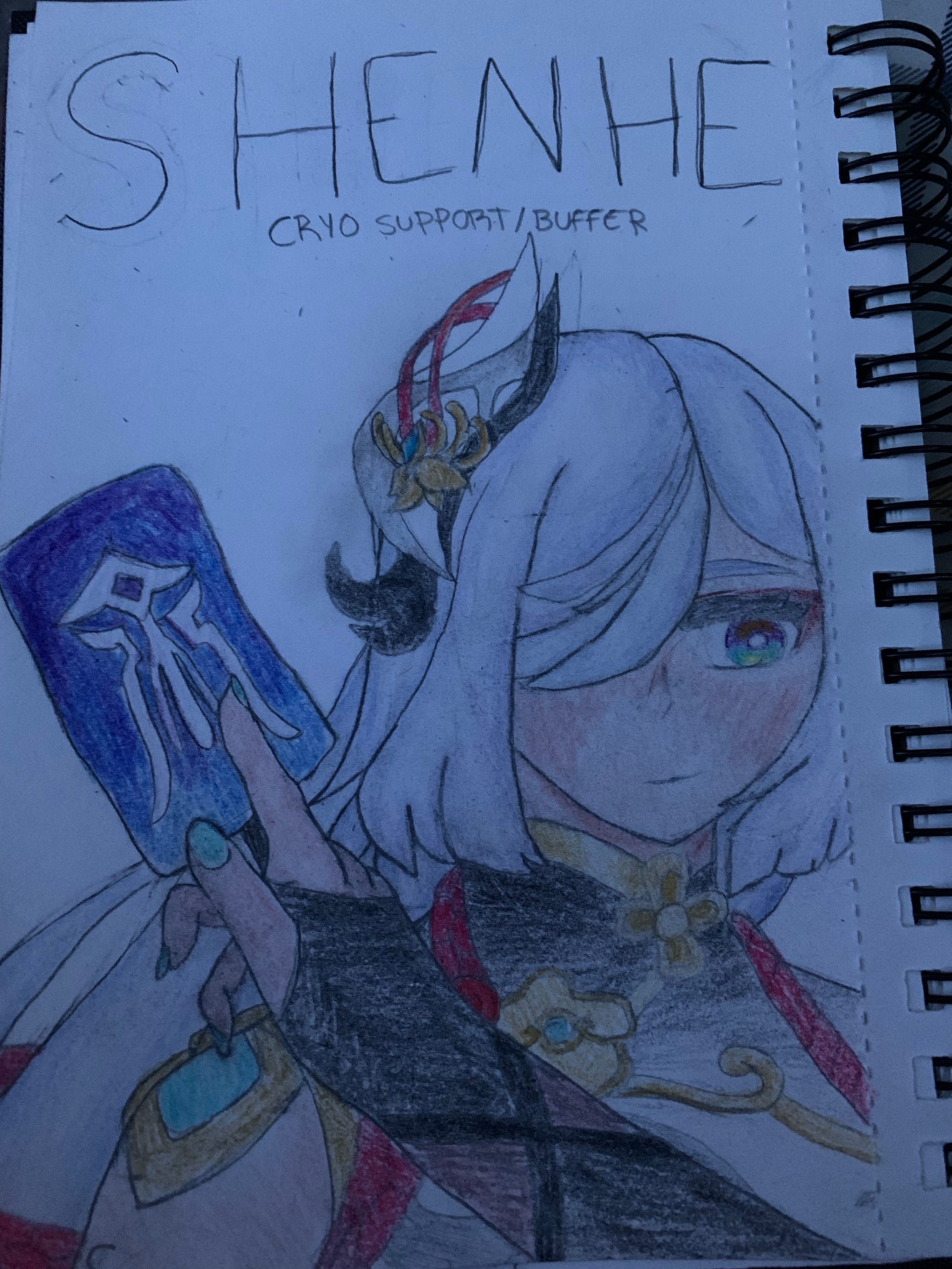 Random Shenhe Art Genshin Impact | HoYoLAB