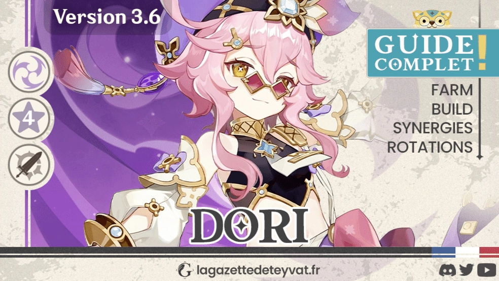 [Guide pour la version 3.6] Dori ― Farm, build, synergies, rotations Genshin Impact | HoYoLAB