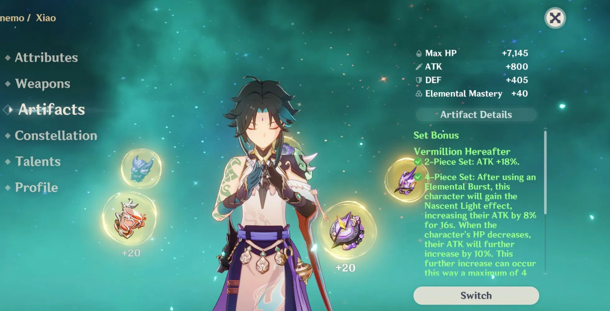 Finished C0 Xiao build Q Genshin Impact | HoYoLAB