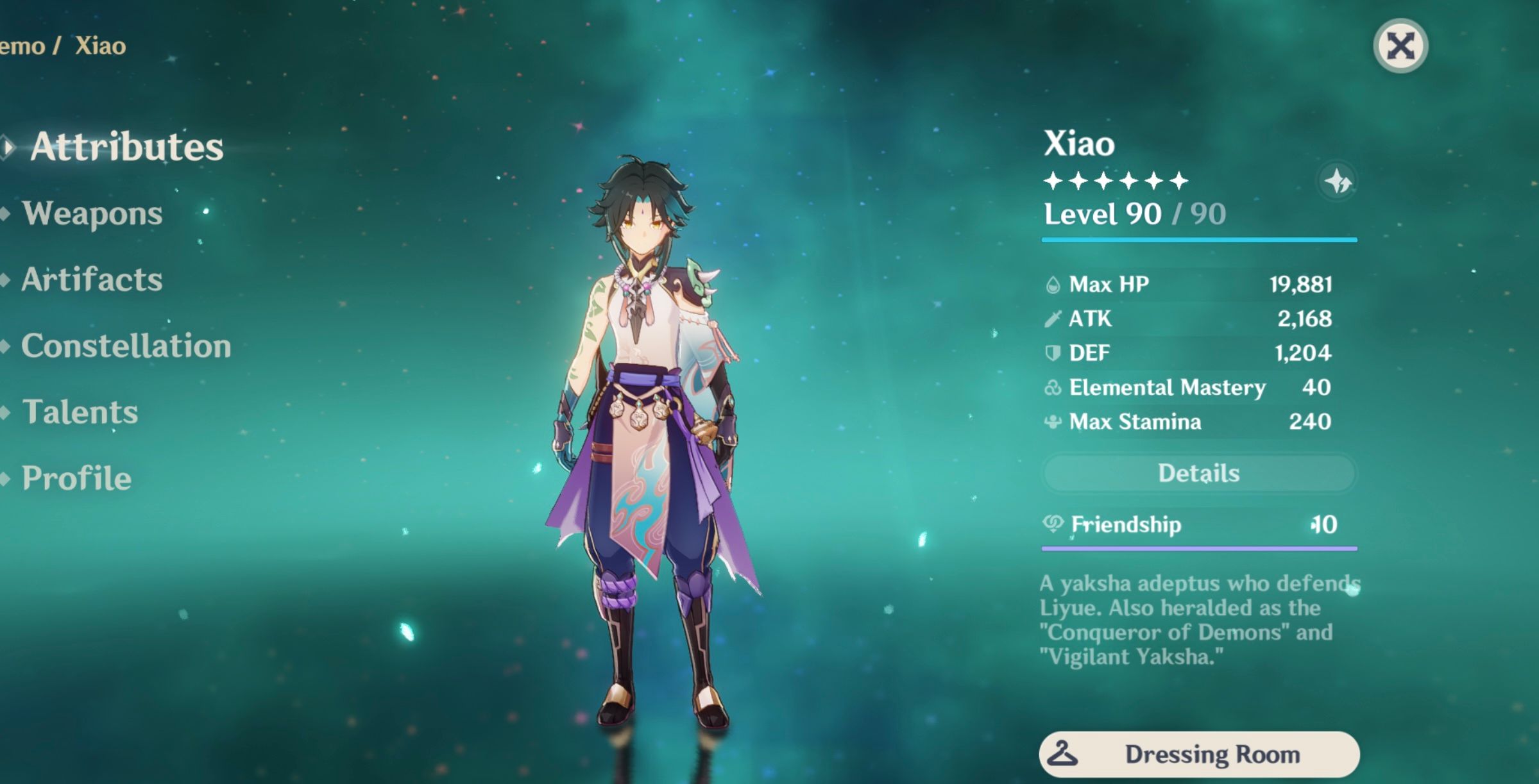 Finished C0 Xiao build Q Genshin Impact | HoYoLAB