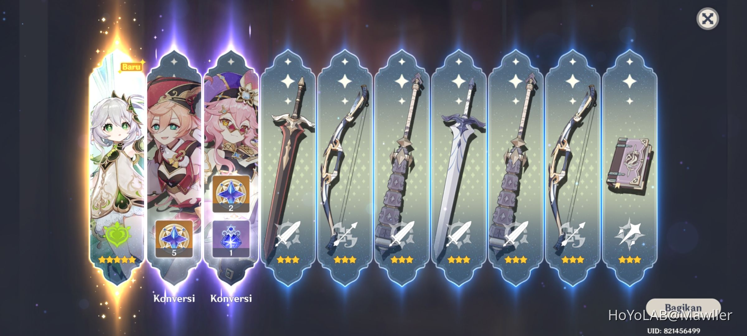 NAHIDA PULANG 10 PULL AJA HARD PITY [WS 5X] Genshin Impact | HoYoLAB