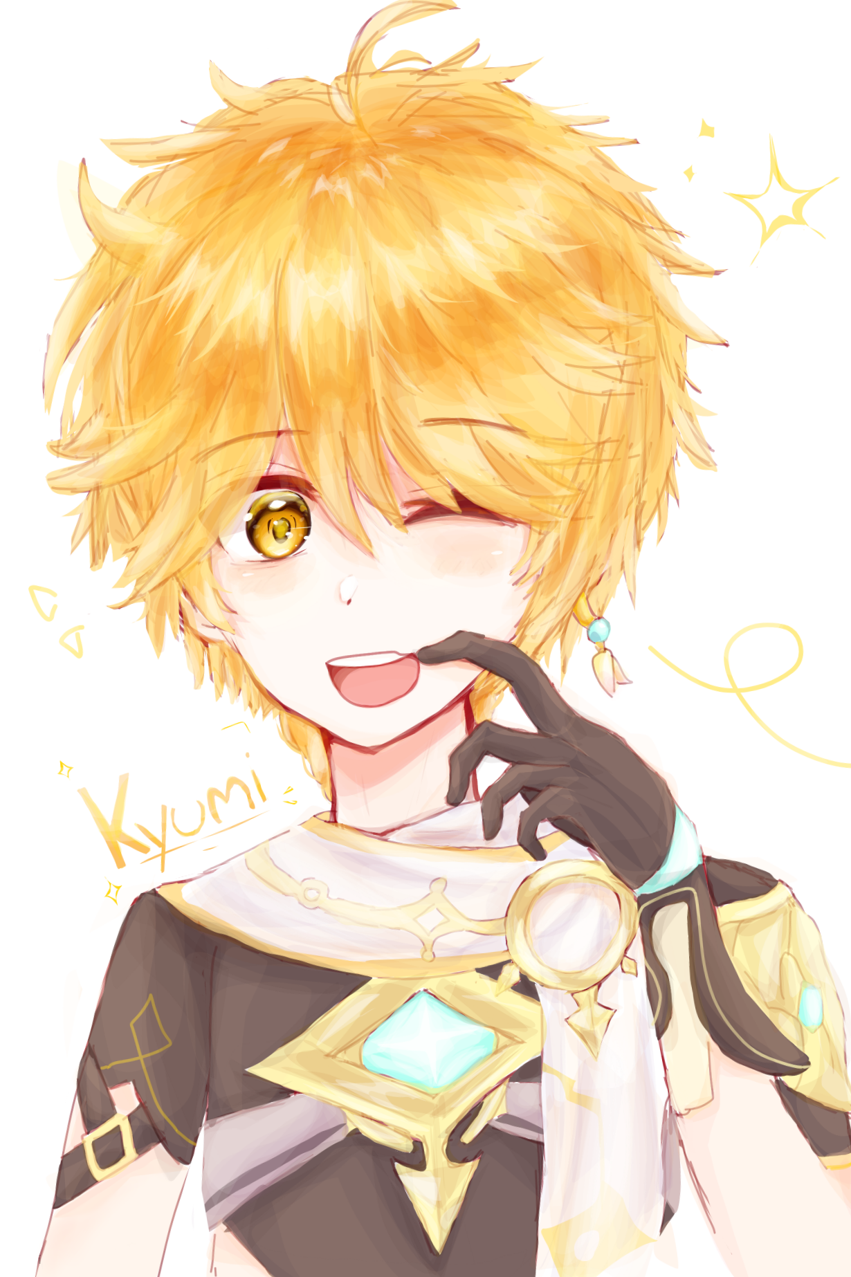 Smiling Aether (& Cinyu) Genshin Impact | HoYoLAB