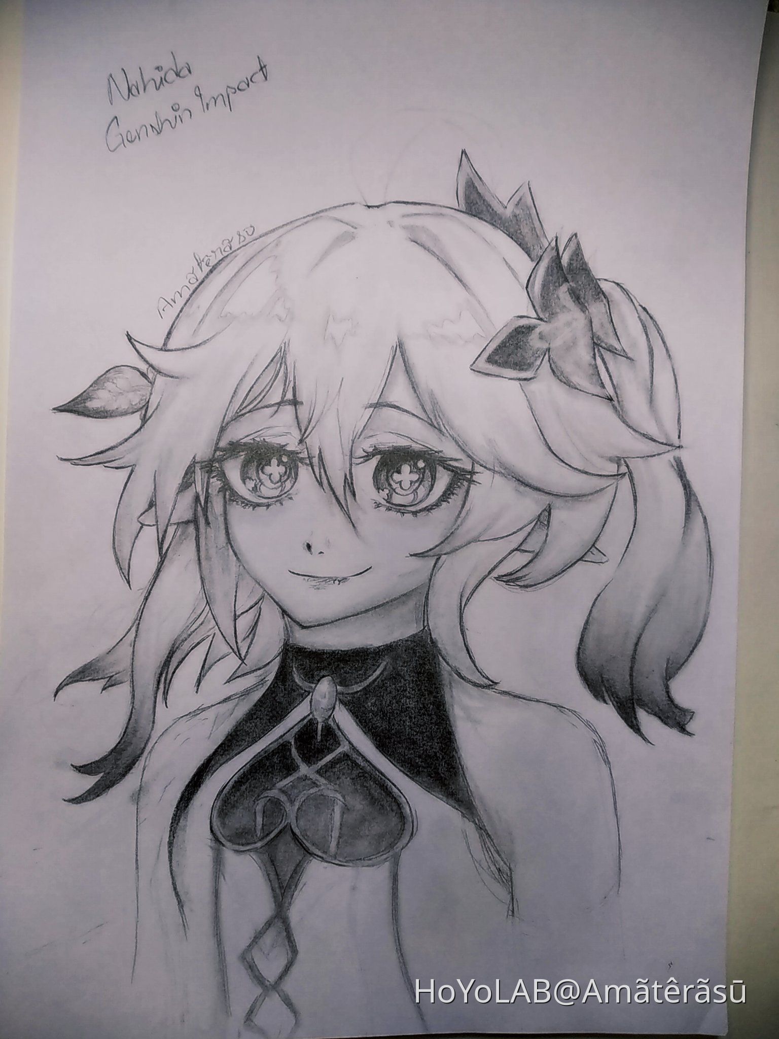 Drawing Nahida after pulling her yesterday!!! Genshin Impact | HoYoLAB