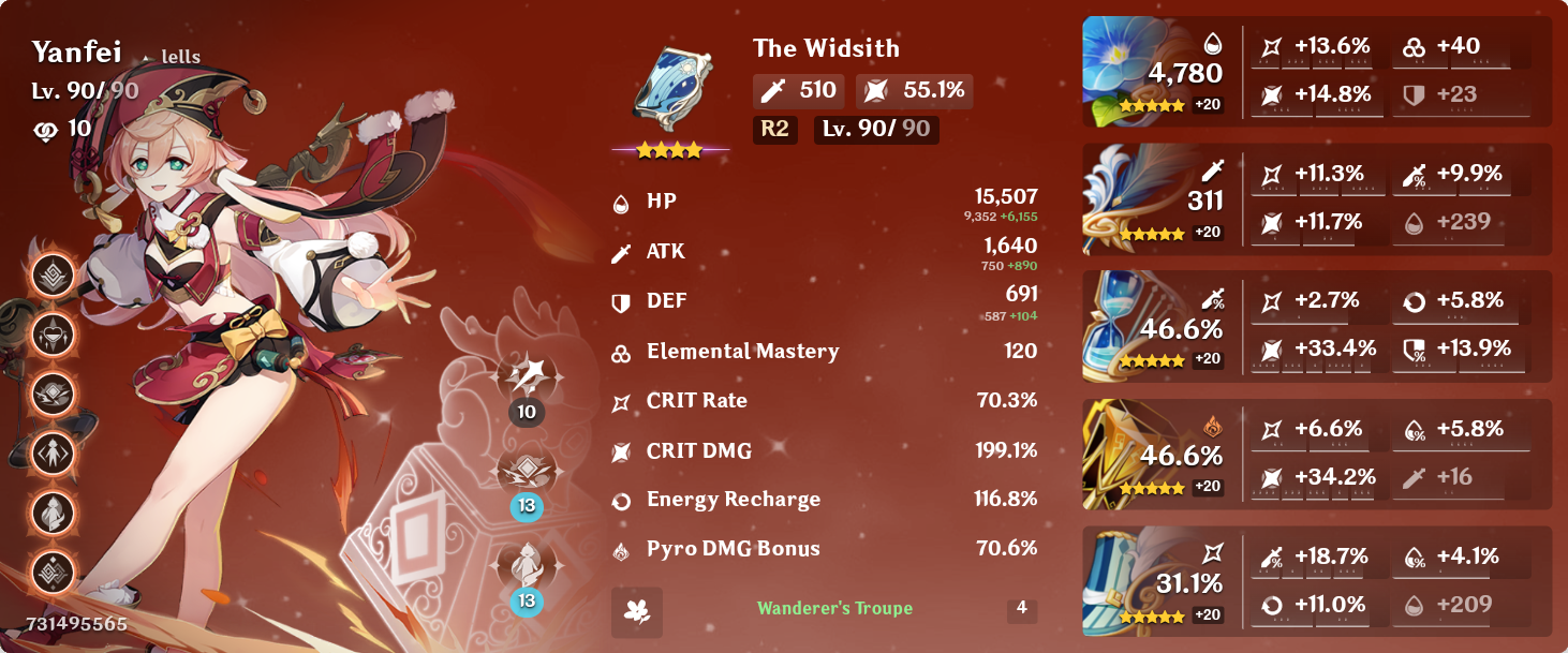 updated f2p yanfei build 🔥 Genshin Impact | HoYoLAB