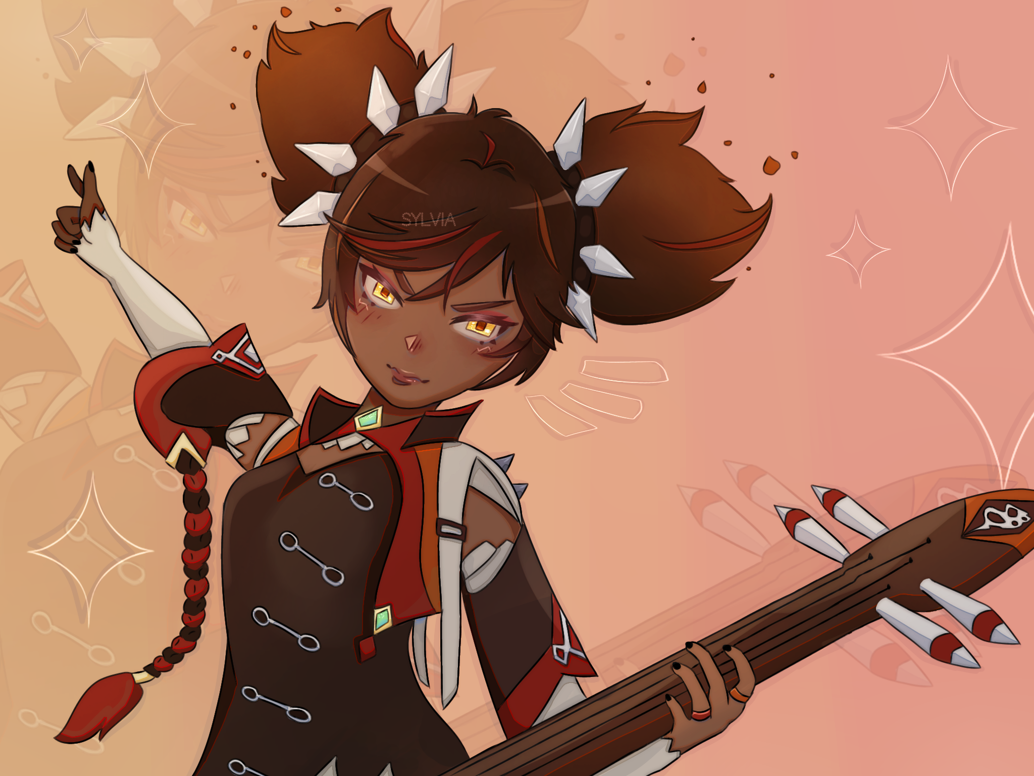 Xinyan fanart Genshin Impact | HoYoLAB