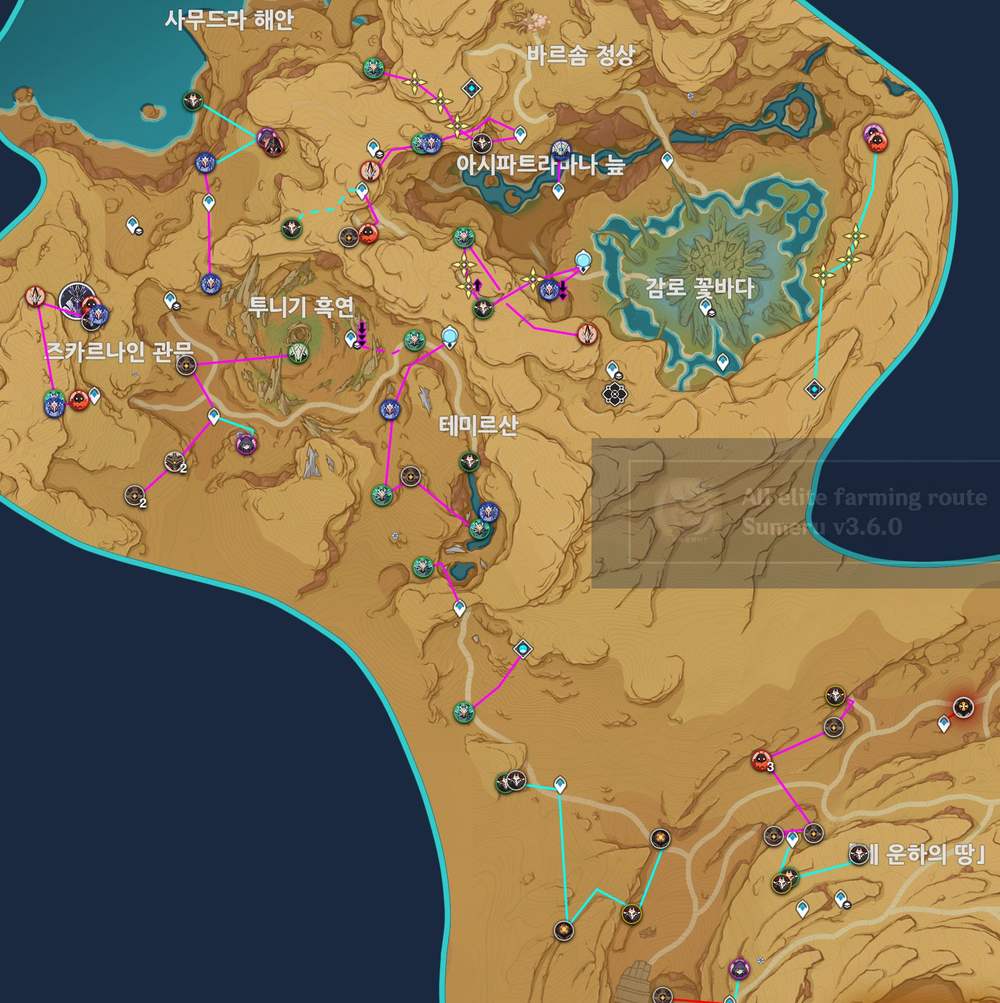 sumeru 3.6 elite enemies farming route Genshin Impact | HoYoLAB