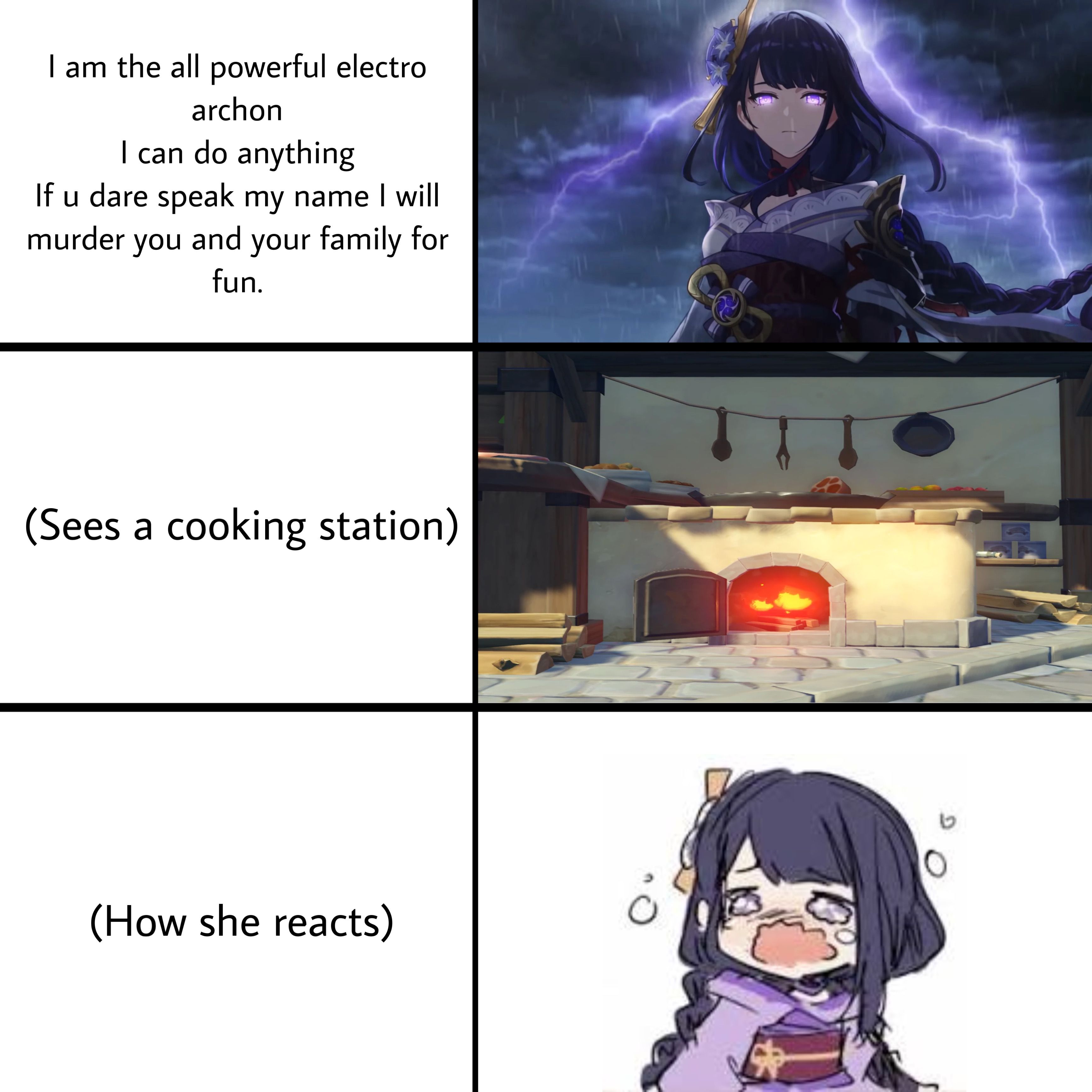 Cooking and the Raiden Shogun Genshin Impact | HoYoLAB