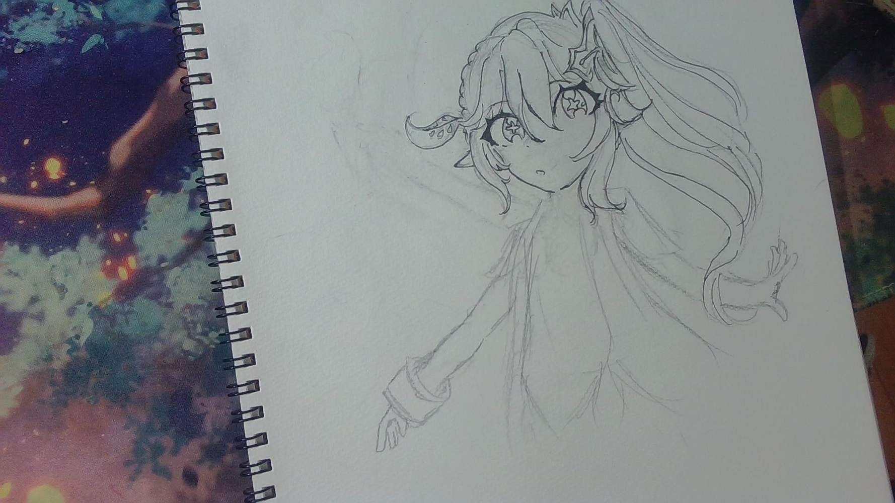 How my Nahida drawing is going👁️👁️ Genshin Impact | HoYoLAB