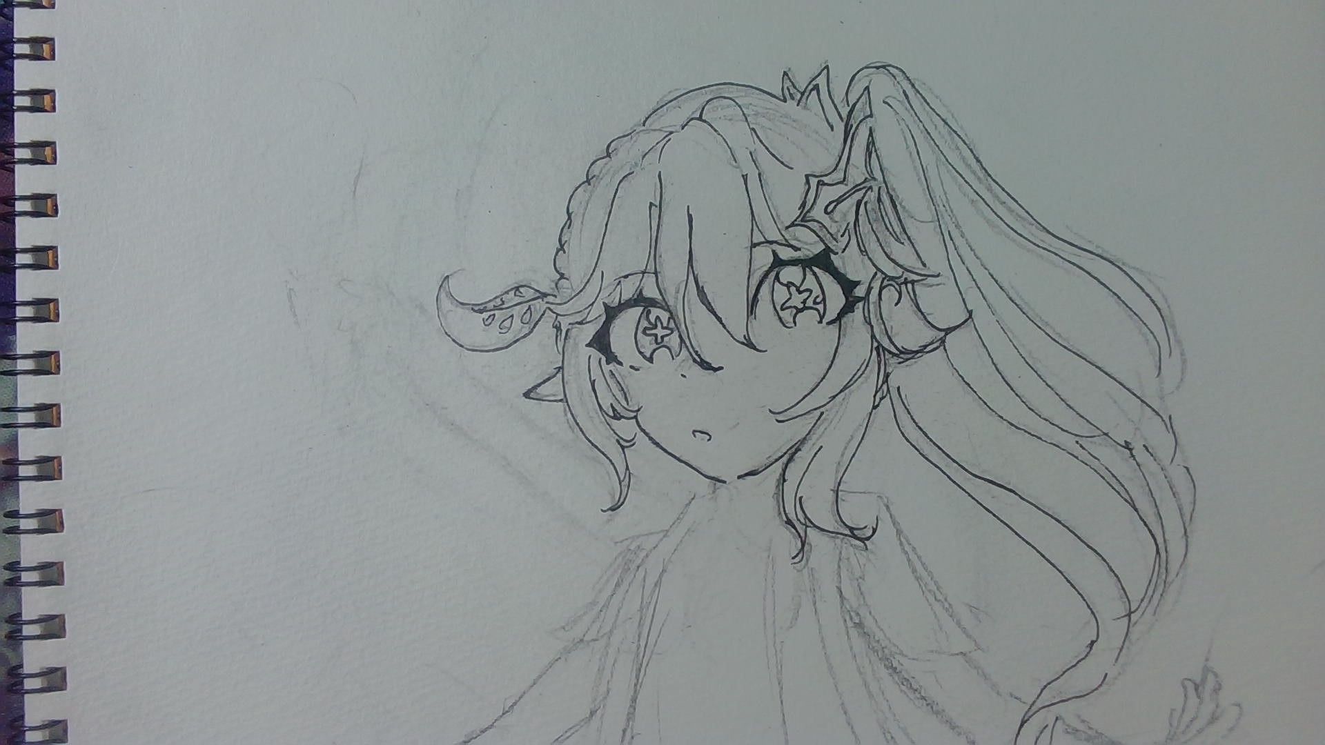 How my Nahida drawing is going👁️👁️ Genshin Impact | HoYoLAB