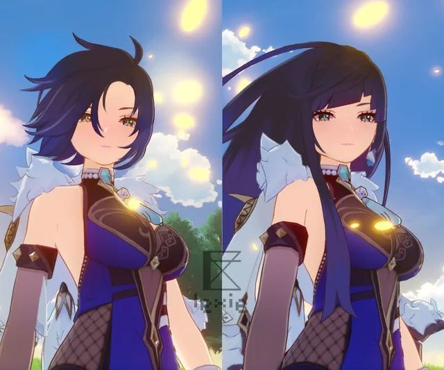 Genshin characters with long hair and short hair Genshin Impact | HoYoLAB