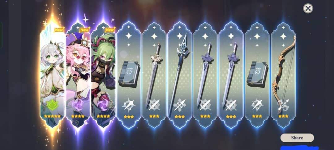 NAHIDA CAME HOME?! ON 10 PULL (first pull) Genshin Impact | HoYoLAB