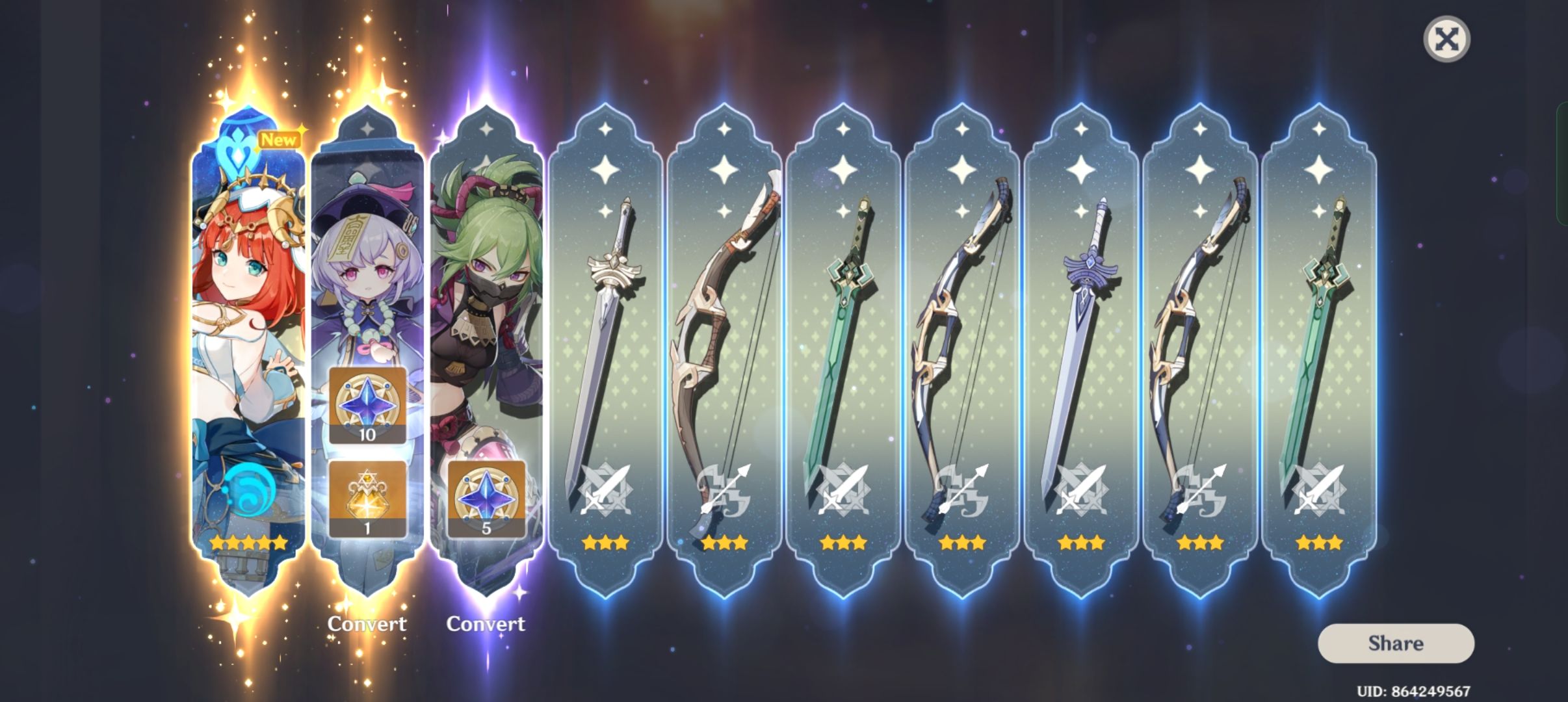 First double 5 star pull xD Thank you Hoyoverse sama QwQ Genshin Impact ...