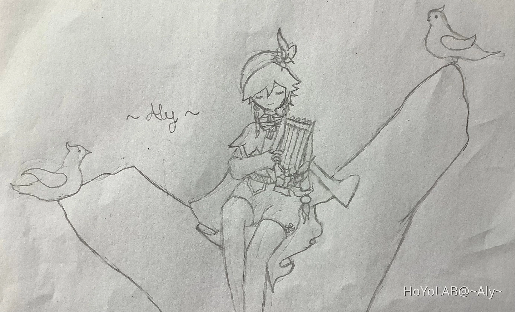 Venti Sketch Update! Genshin Impact | HoYoLAB
