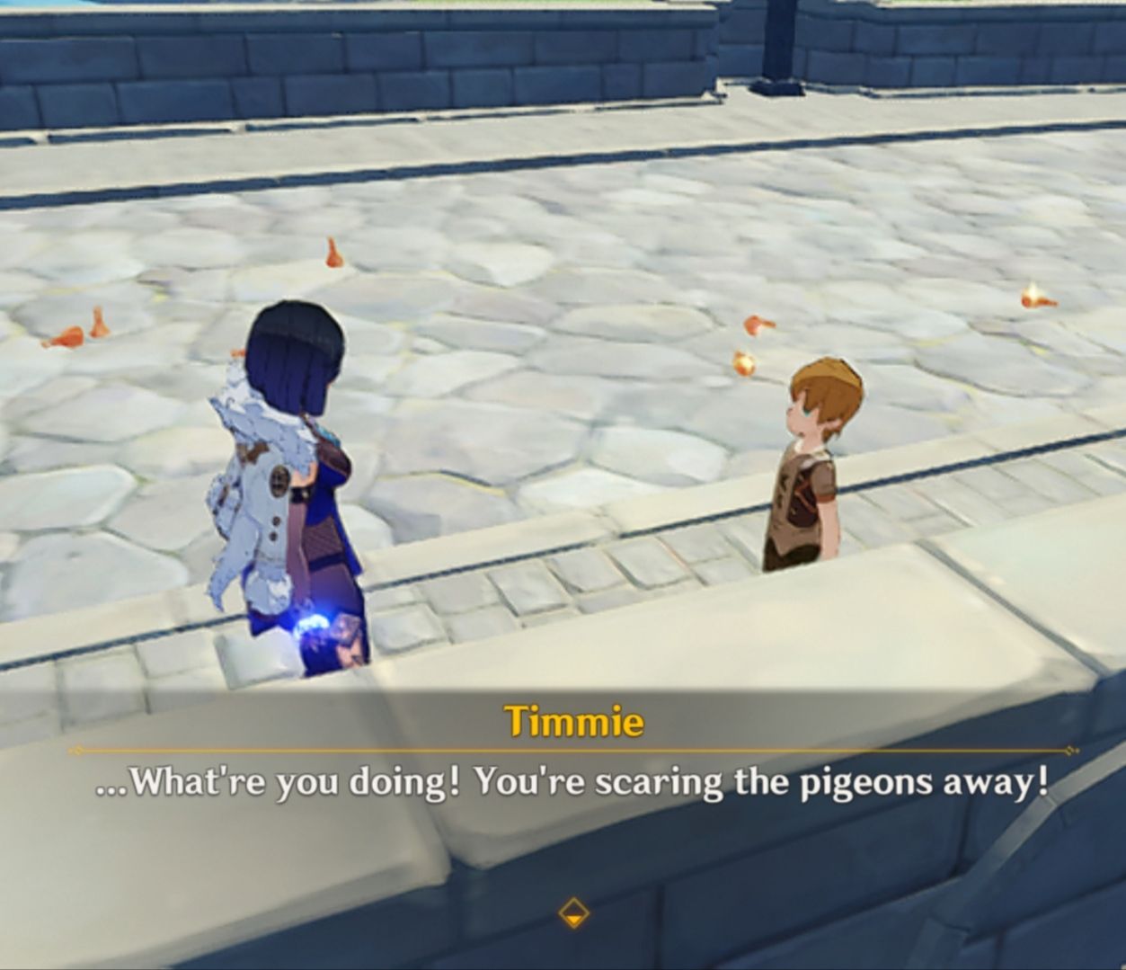 Dont worry my dear little timmy, they wont fly away now!