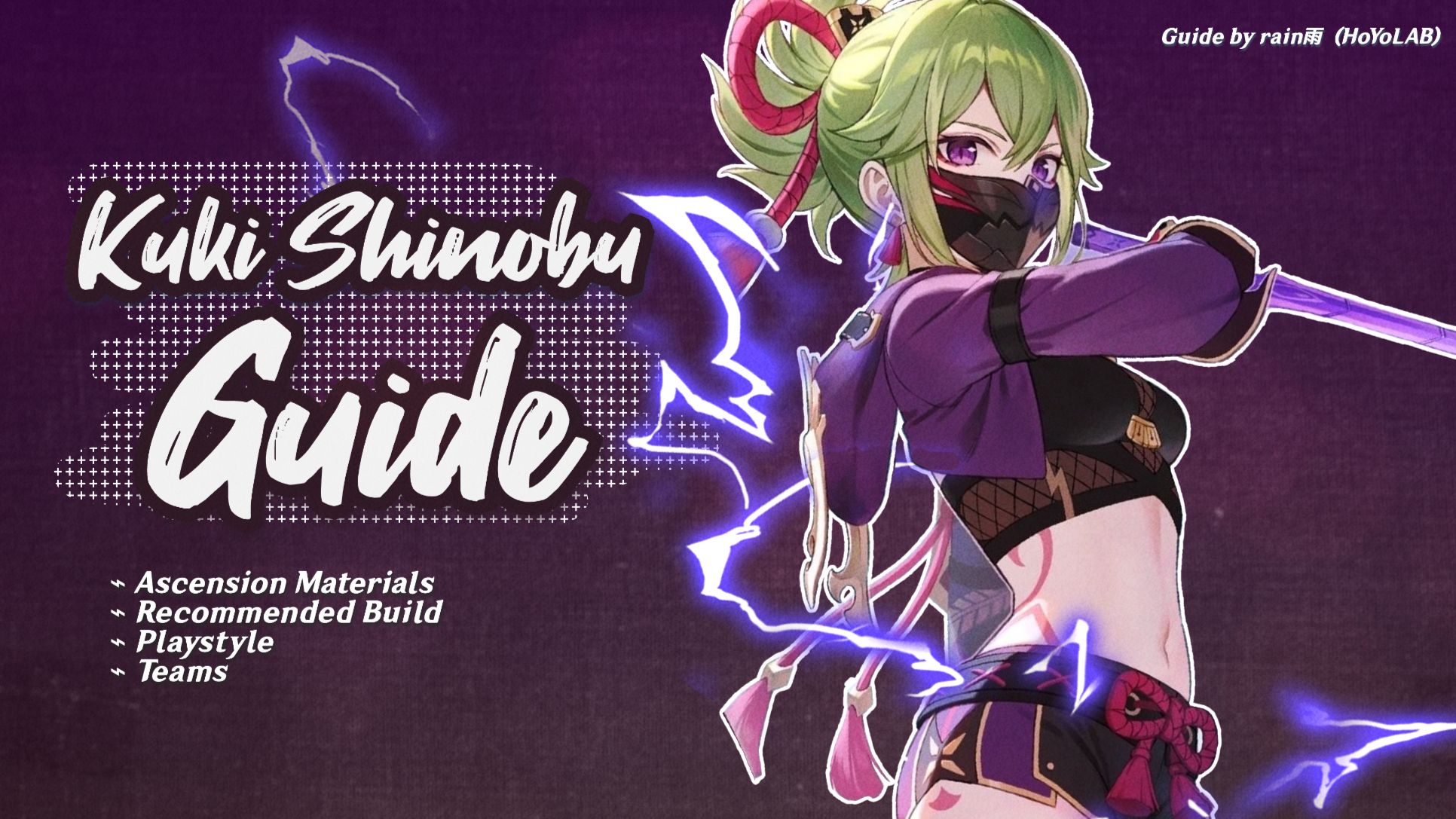 [V3.6] "Kuki Shinobu: Mender of Tribulations" Guide (Build, Teams ...