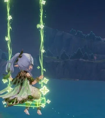 Nahida on a swing Genshin Impact | HoYoLAB