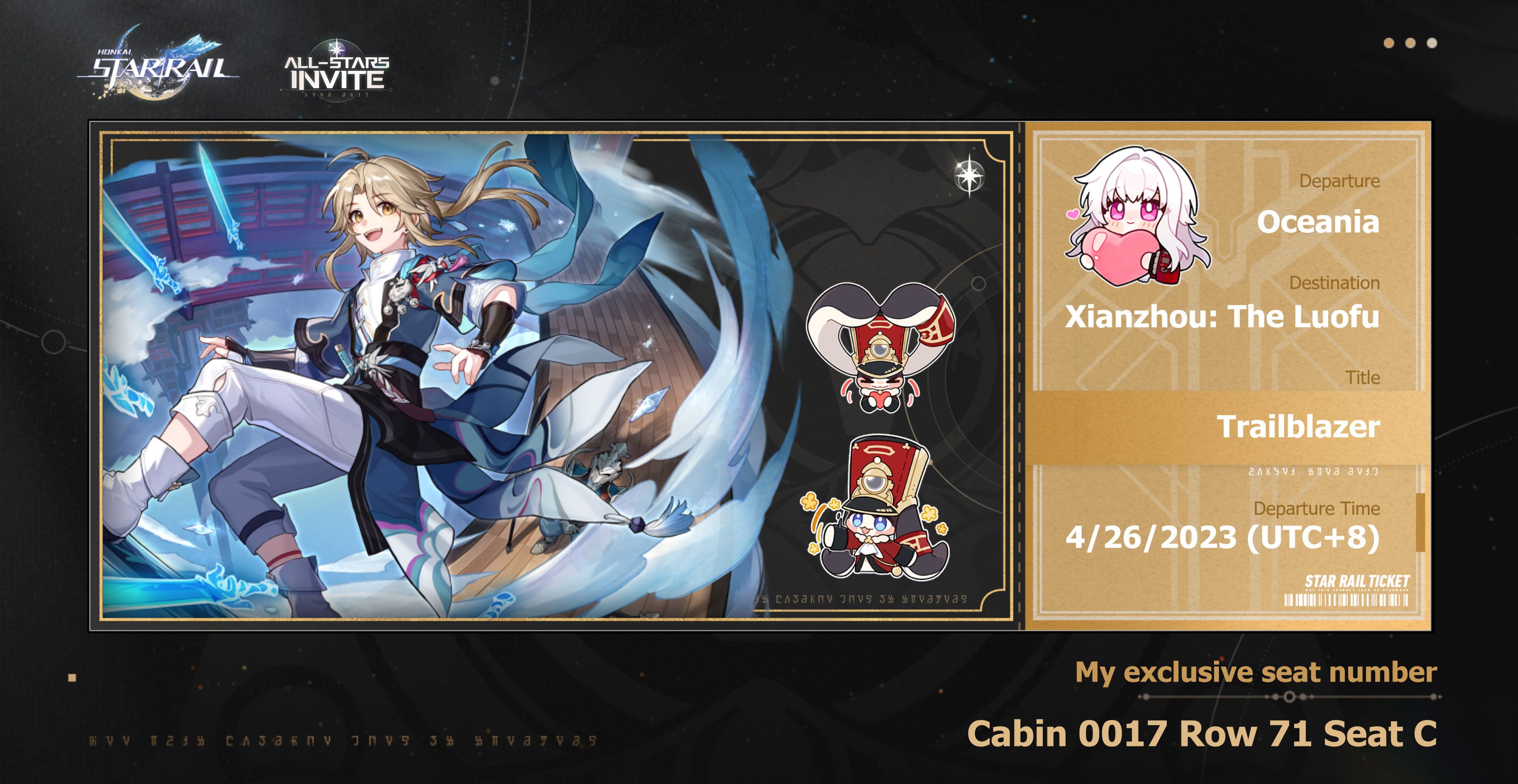 Join you all in the stars when Star Rail drops on PS4! ;~; Honkai: Star ...
