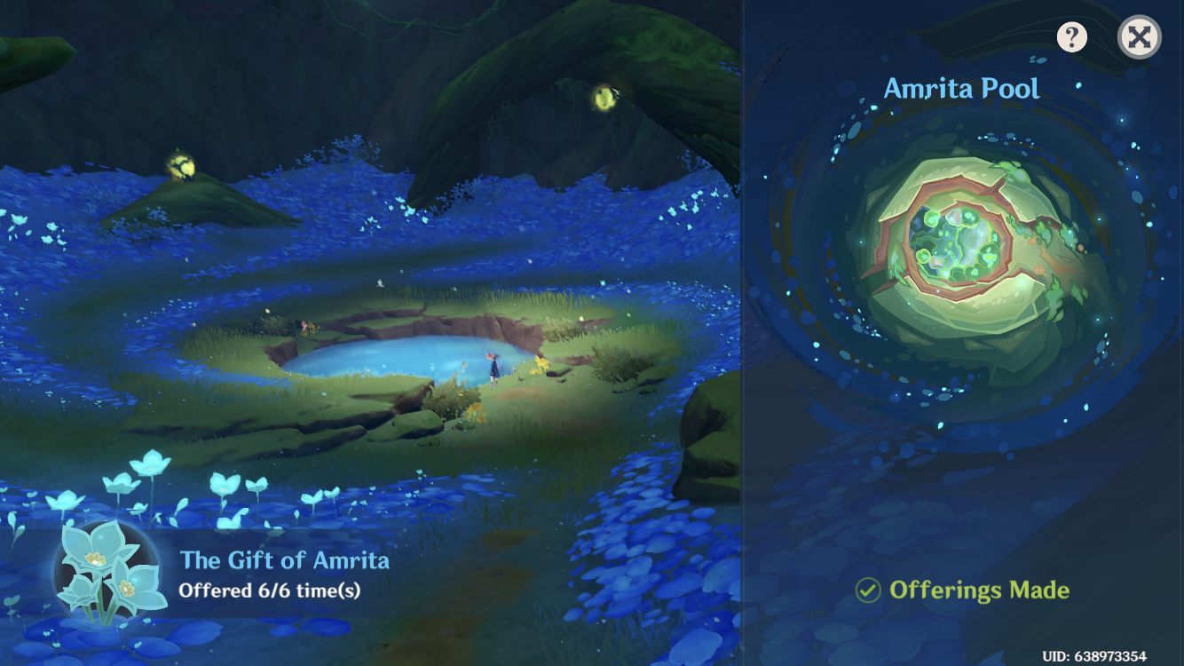 the amrita pool (๑･̑ ･̑๑) Genshin Impact | HoYoLAB