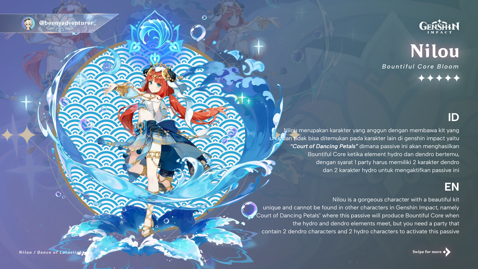 Complete Guide for Nilou (Build, Team Comp, Ascension Material and ...