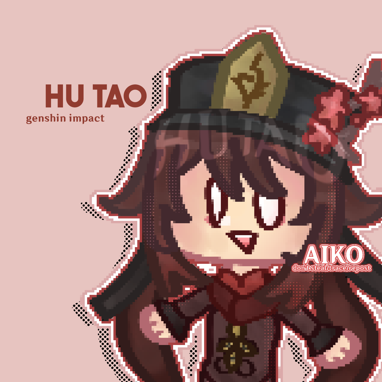 HU TAO PIXEL ART!! :DD Genshin Impact | HoYoLAB