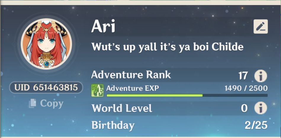 LOOKIN FOR FRIENDS HERE’S MY UID Genshin Impact | HoYoLAB