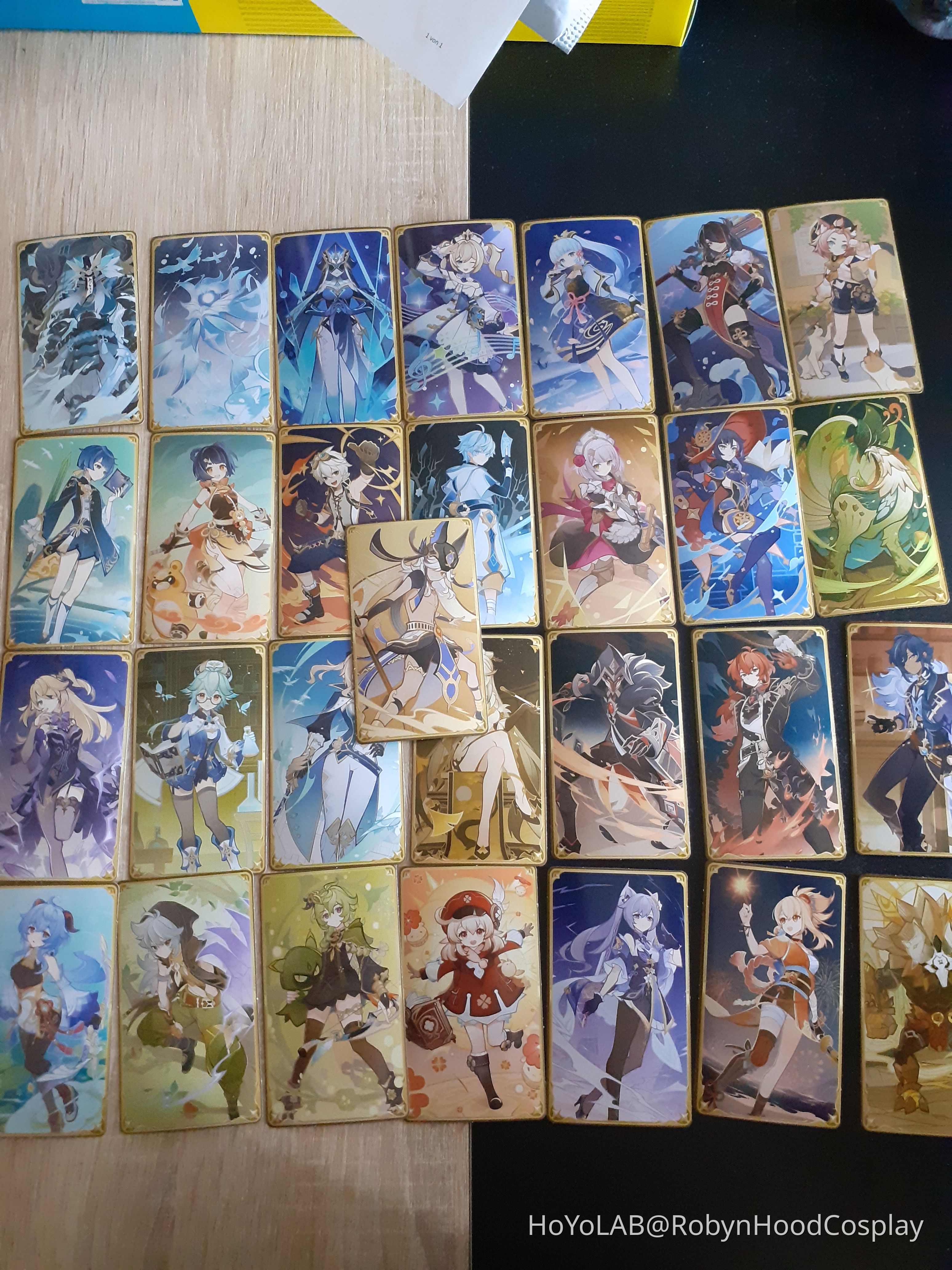 bought some cards 😋 Genshin Impact | HoYoLAB