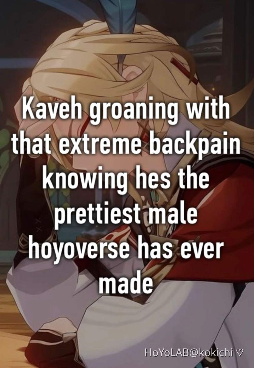 kaveh memes bc i need to start maining him 😩 Genshin Impact | HoYoLAB