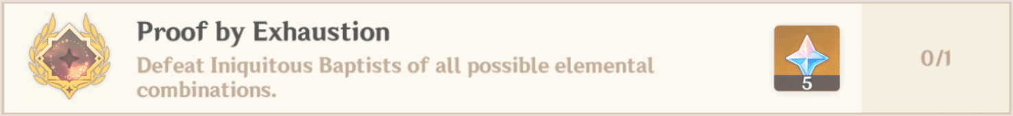 How to get all 3 Iniquitous Baptists Achievements Genshin Impact | HoYoLAB