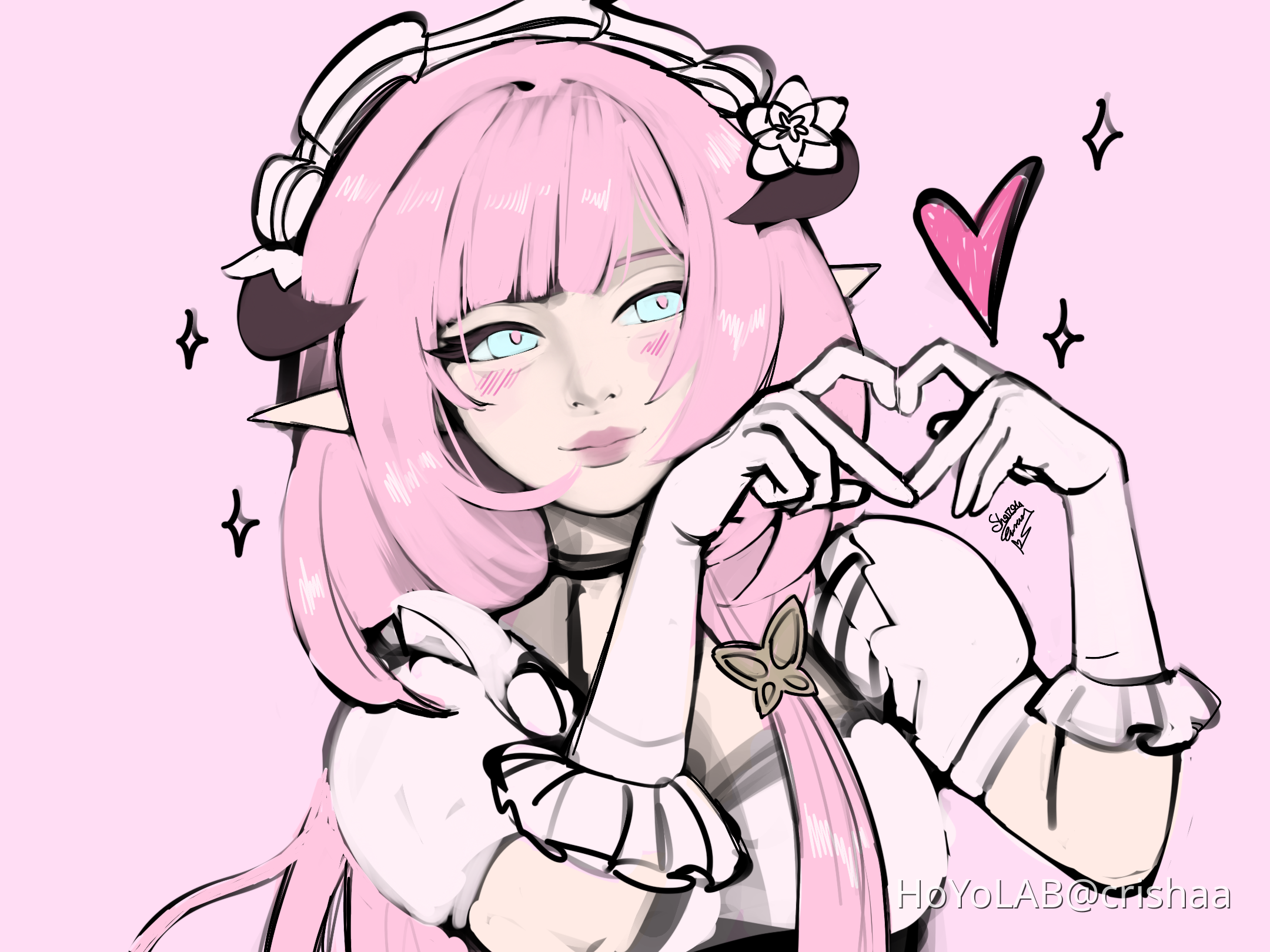 Repainted Elysia fanart Honkai Impact 3rd | HoYoLAB