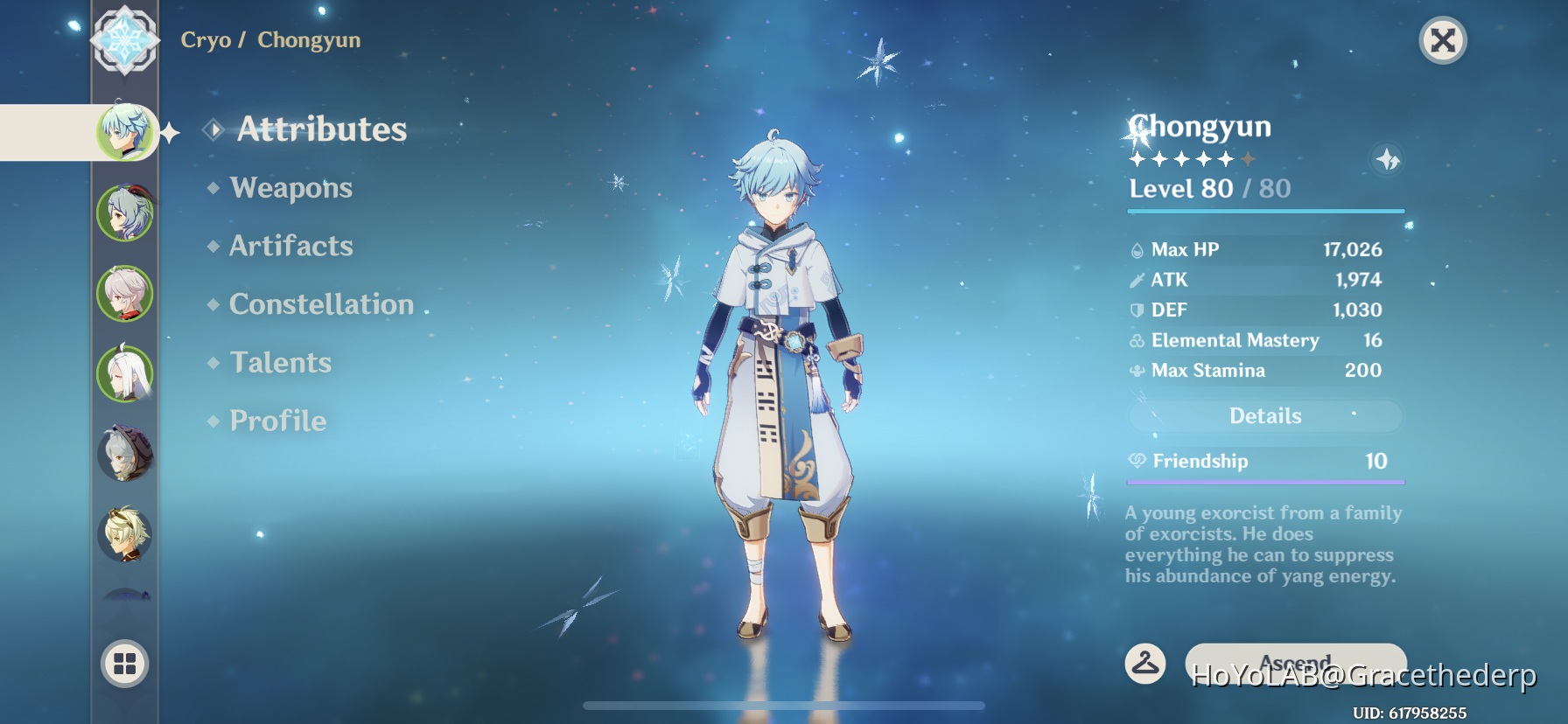 Chongyun Build Genshin Impact | HoYoLAB