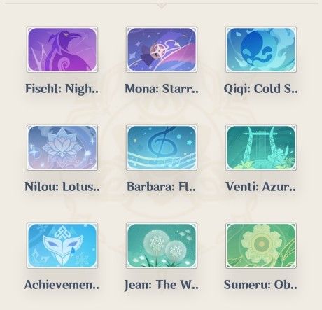 Genshin Namecard Aesthetic Genshin Impact | HoYoLAB